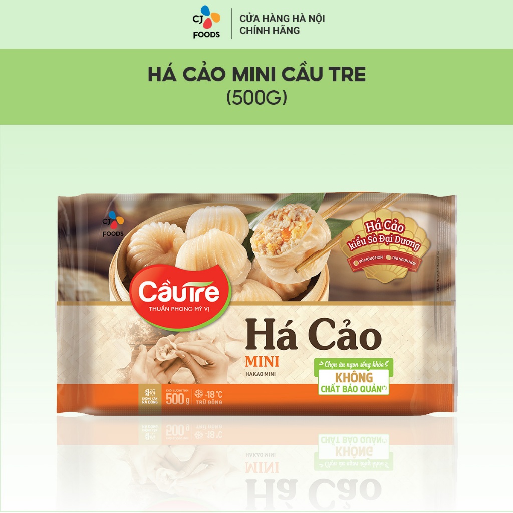 [HN] Bánh Há cảo Cầu Tre mini - nhân Tôm Thịt 500g | Shopee Việt Nam