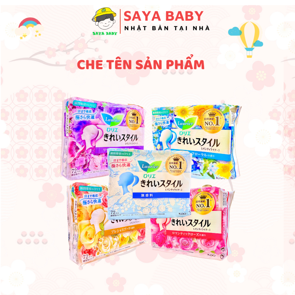Băng vệ sinh hàng ngày Laurier, bvs nội địa Nhật Bản chống tràn êm ái ...