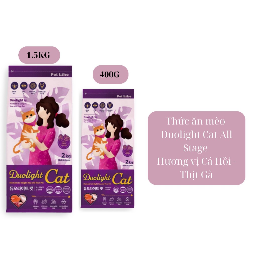 Thức ăn hạt cho mèo Duolight Cat 400G - 1.5KG | Shopee Việt Nam