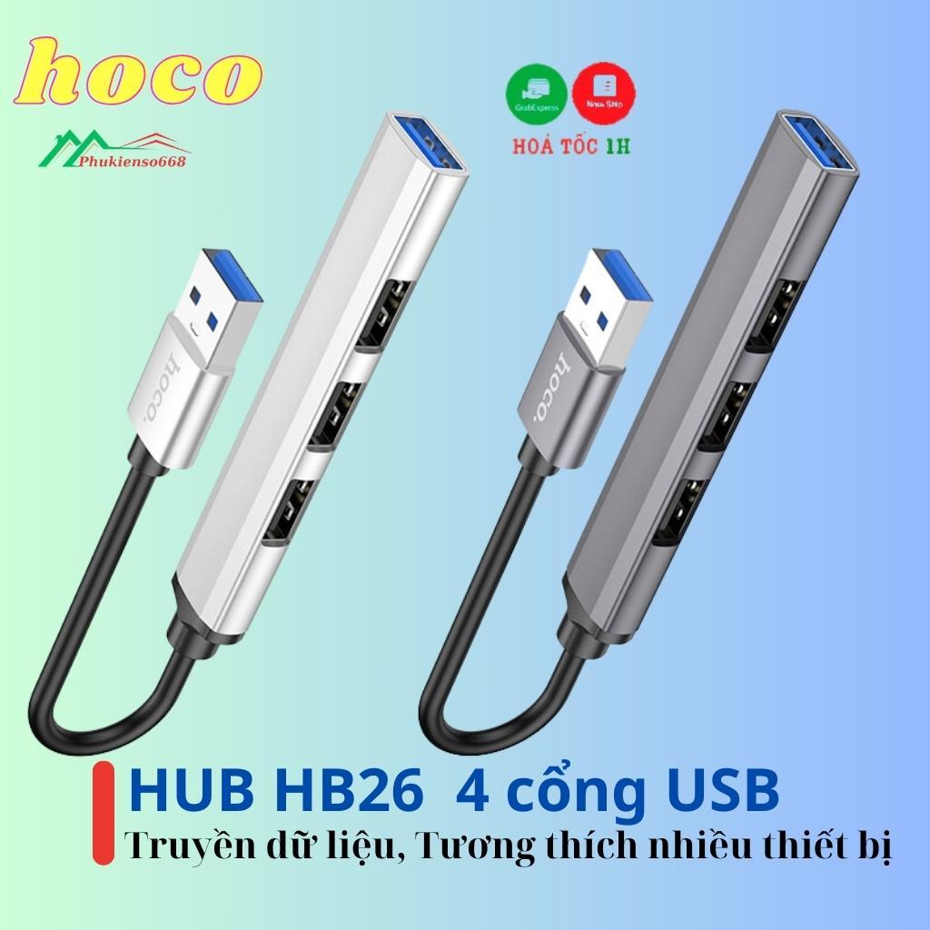 Bộ Chia Cổng HUB HB26,Bộ Chuyển Đồi 4 CỔNG USB 3.0/ 3 USB 2.0) truyền dữ liệu tương thích ...