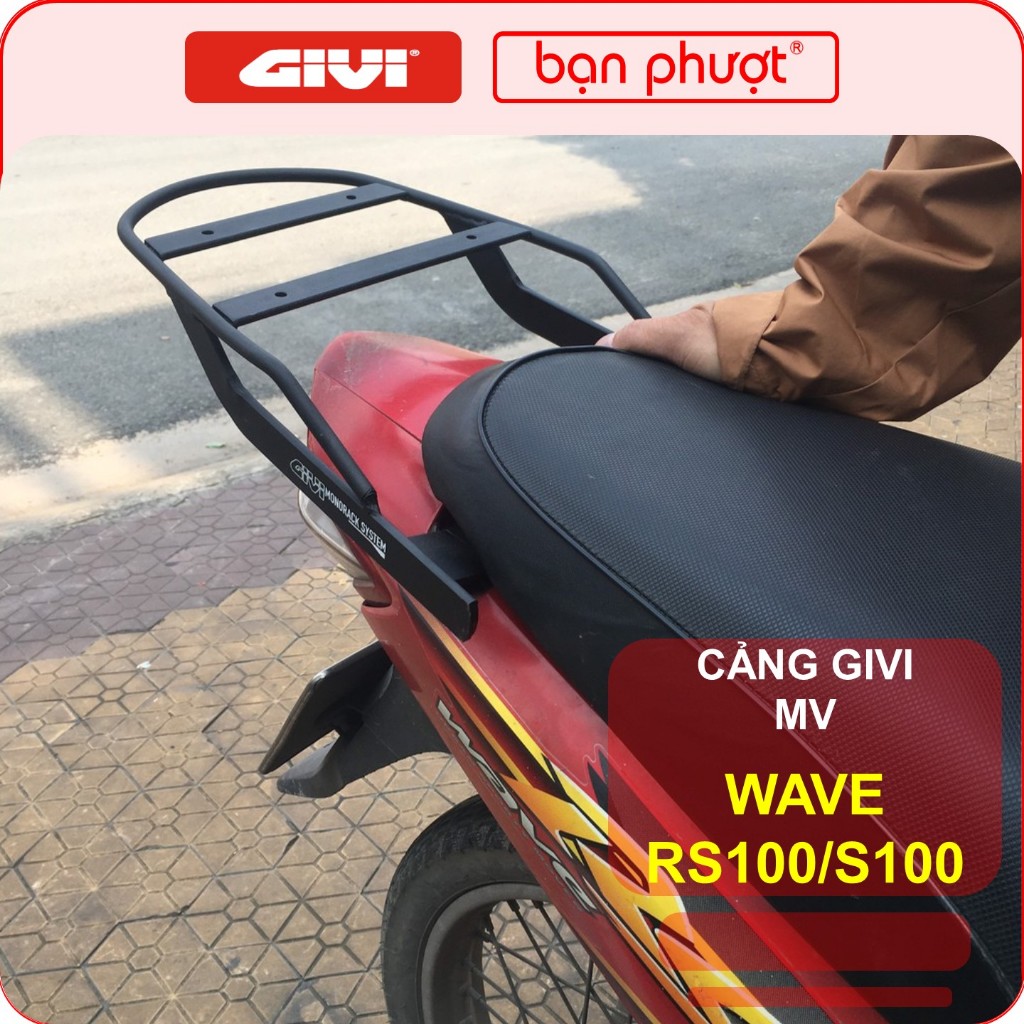 Cảng Givi Wave RS100, Wave S 100 - Baga Givi Sau Xe Wave S100, Wave RS ...