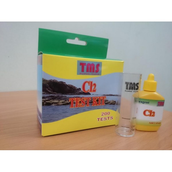 Bộ đo Clo - test clo trong nước - Kit đo Cl2 - chlorine của TMS - Tép ...