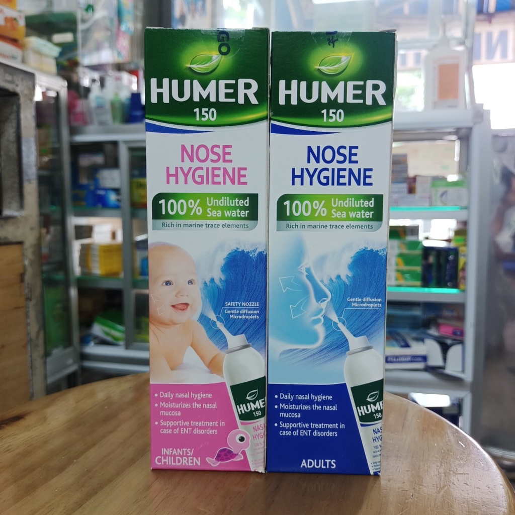 Xịt muối biển Humer Pháp hàng nhập khẩu chai 150ml | Shopee Việt Nam