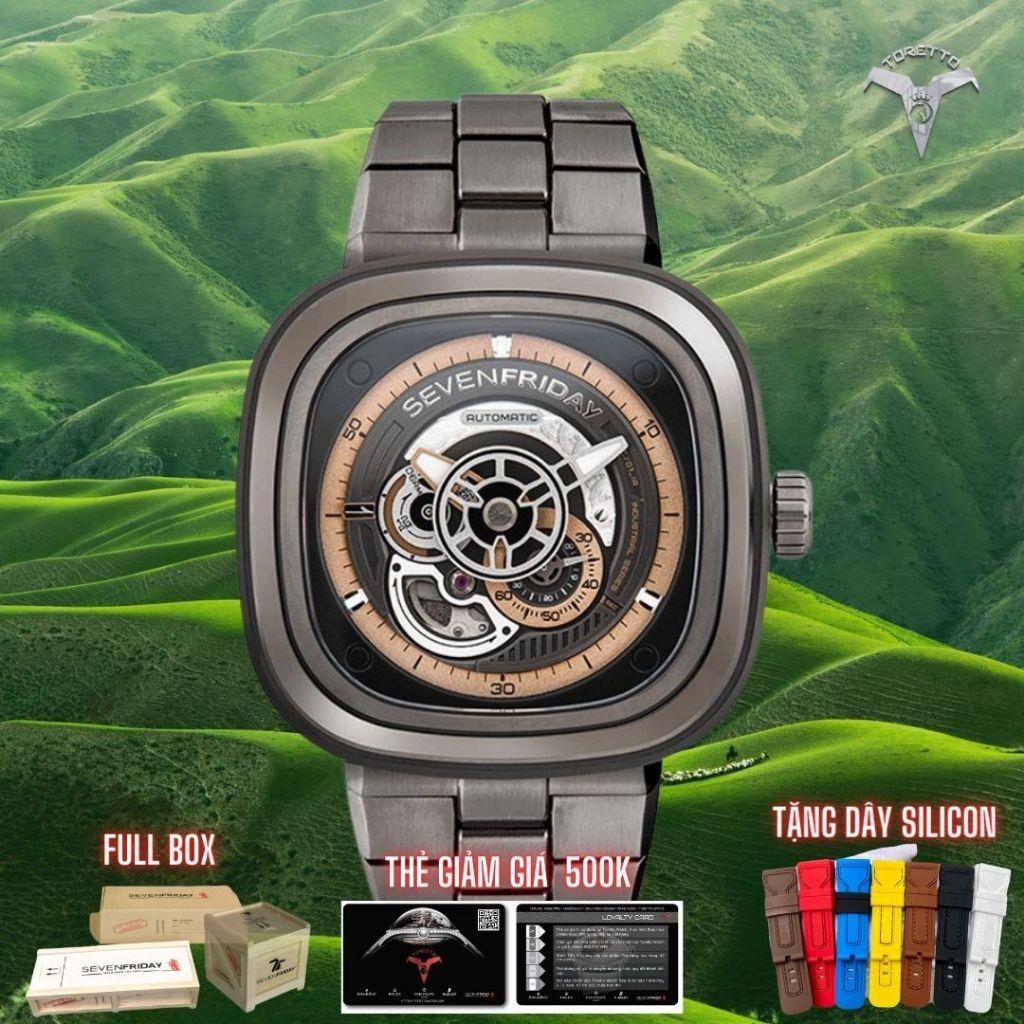 Đồng Hồ Cơ Nam Sevenfriday P2C/01M, Máy Miyota Nhât Bảo Hành 2 Năm ...