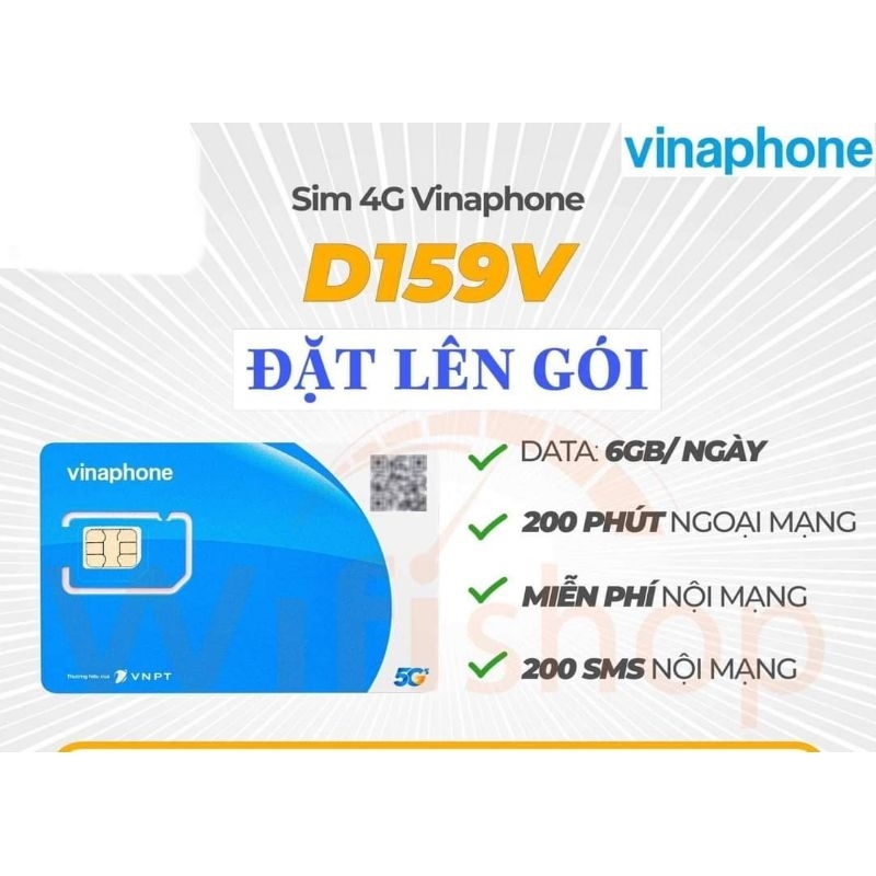 SIM VINAPHONE 12D159V 12VD149 12 THÁNG NGUYÊN KÍT [Đăng kí chính chủ ...