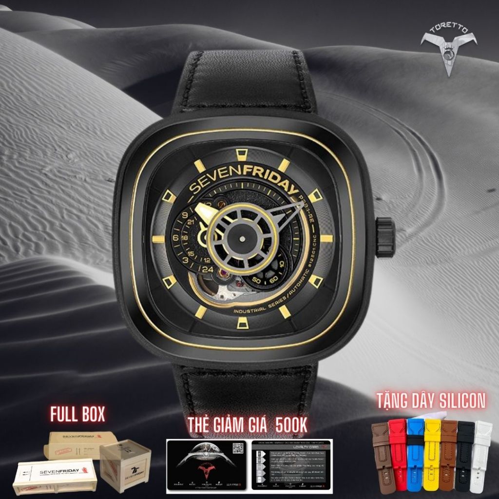 Đồng Hồ Cơ Nam Sevenfriday P2B/02, Máy Miyota Nhât Bảo Hành 2 Năm, Full ...