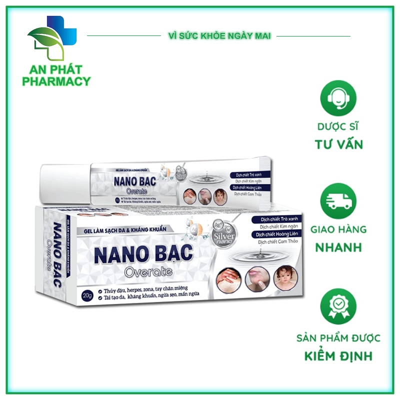 Kem bôi ngoài da Nano Bạc giải quyết ngứa và bỏng nhẹ | Shopee Việt Nam