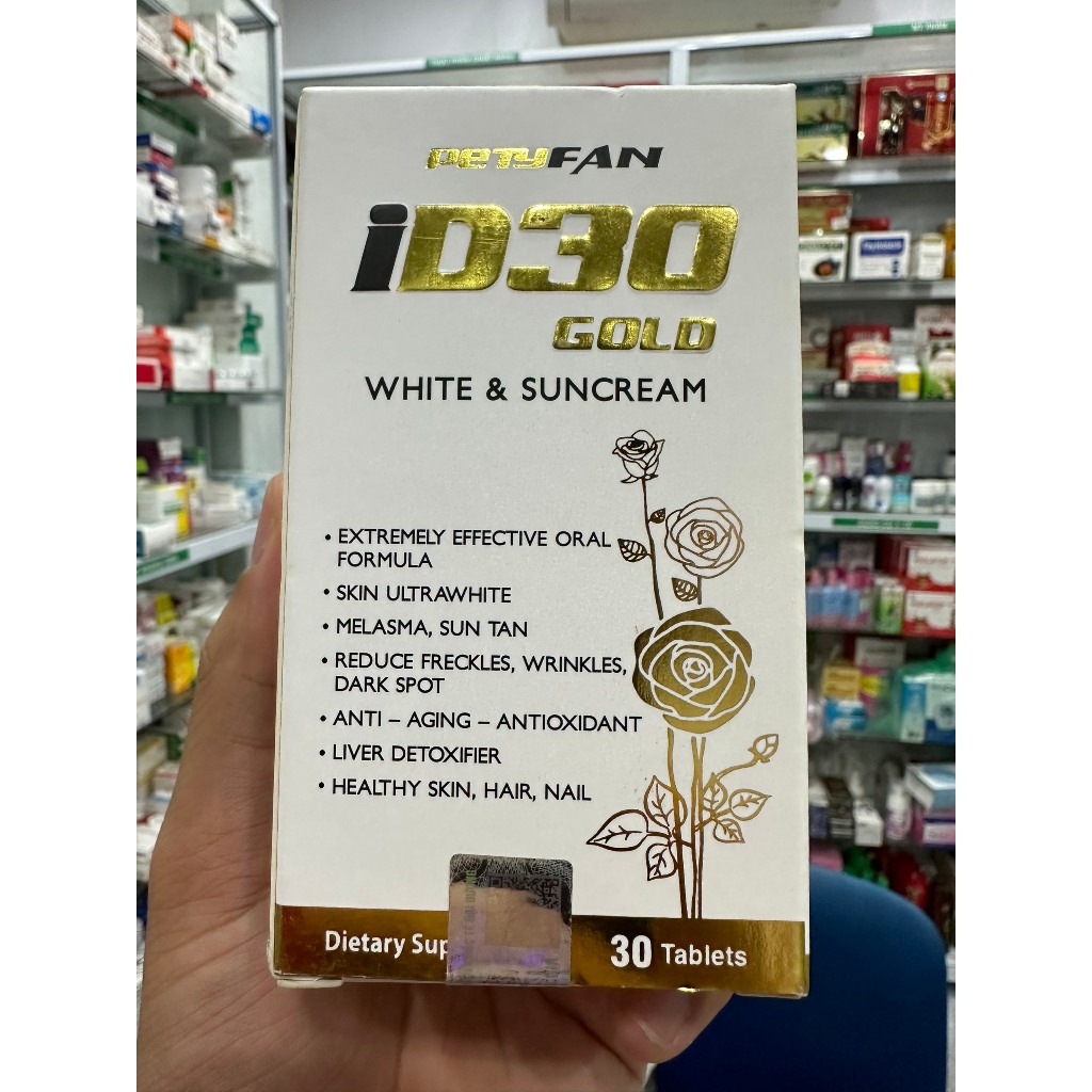 VIÊN UỐNG ID30 Gold CHỐNG NẮNG - TRẮNG DA | Shopee Việt Nam