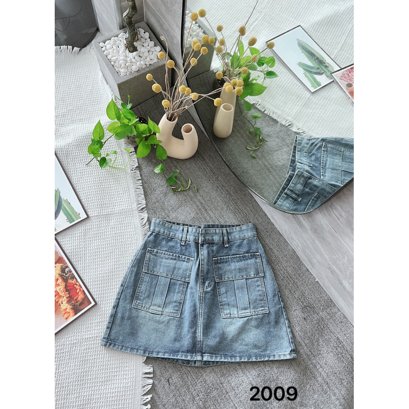 [mã Fatrend0911 Giảm đến 30k Tối đa 99k] Chân Váy Jean Bigsize 55 90kg