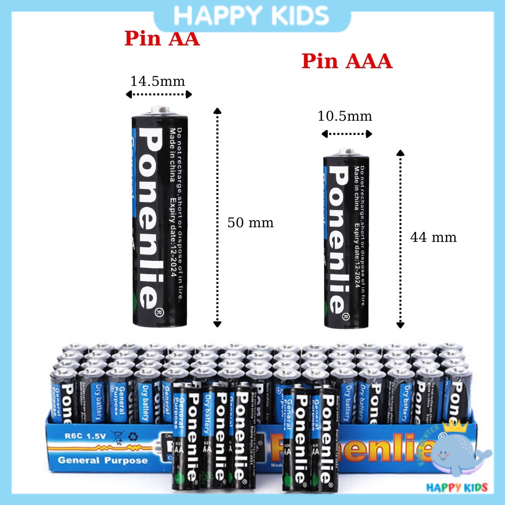 Pin tiểu AA / AAA dung lượng cao, Pin lắp đồ chơi trẻ em, đồng hồ, điều ...