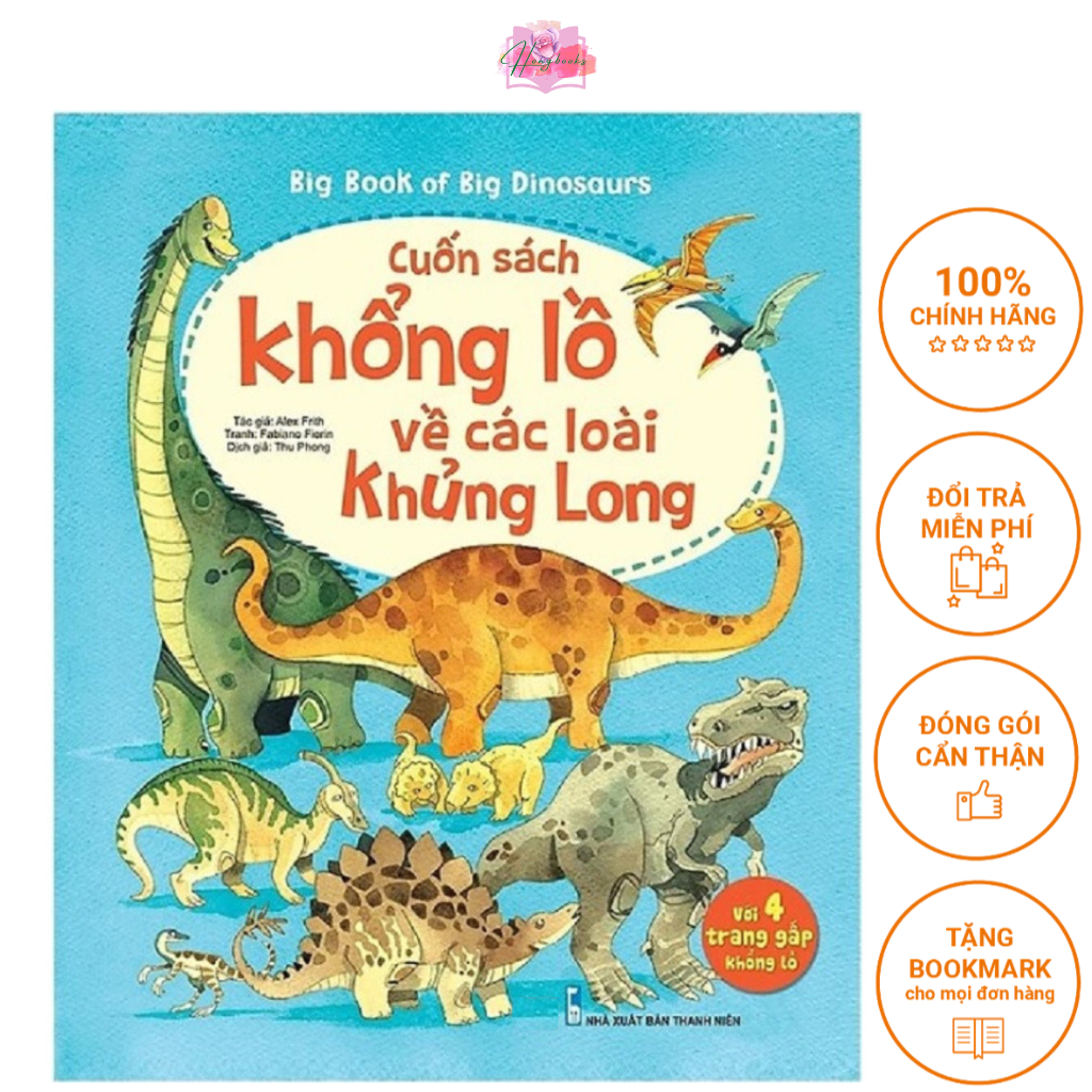 Sách - Cuốn Sách Khổng Lồ Về Các Loài Khủng Long - Big Book Of Big ...