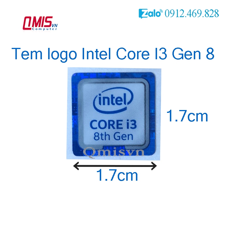01 TEM LOGO INTEL CORE I3 I5 I7 I9 Gen 3 Gen 4 Gen 5 Gen 6 Gen 7 Gen 8 ...