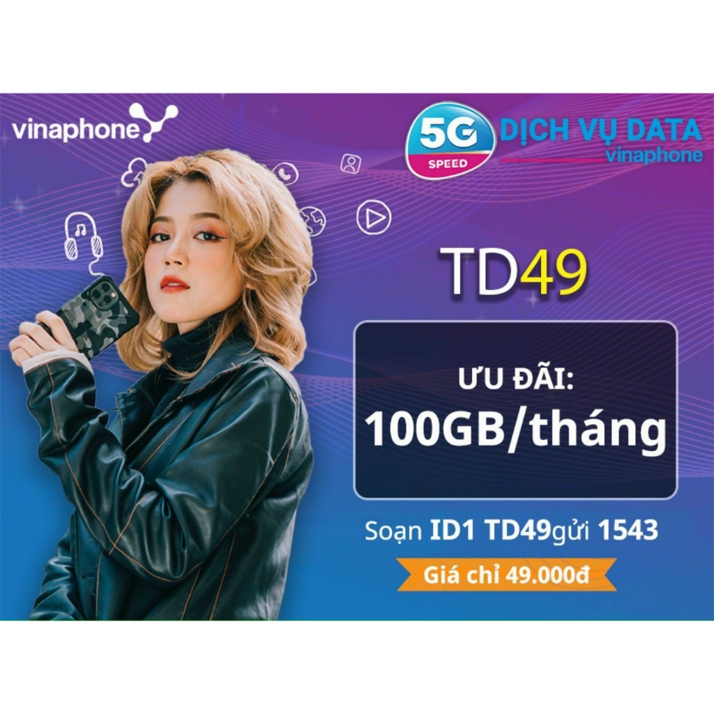 SIM TD49 100G/THÁNG MIỄN PHÍ 12t KHÔNG CẦN NẠP THÊM TIỀN | Shopee Việt Nam
