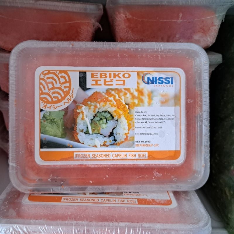 TRỨNG TÔM EBIKO NHẬT 500G FULL HỘP (hàng chuẩn - date xa) | Shopee Việt Nam