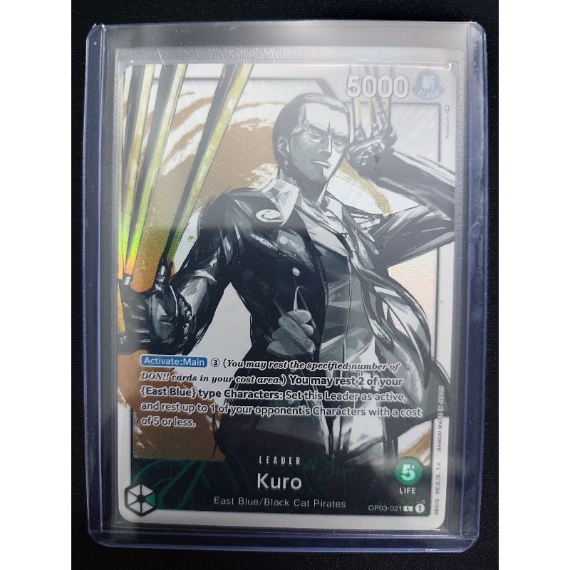 One Piece Card Game Pillars of Strength #OP03-021 Kuro (021) (Alternate ...