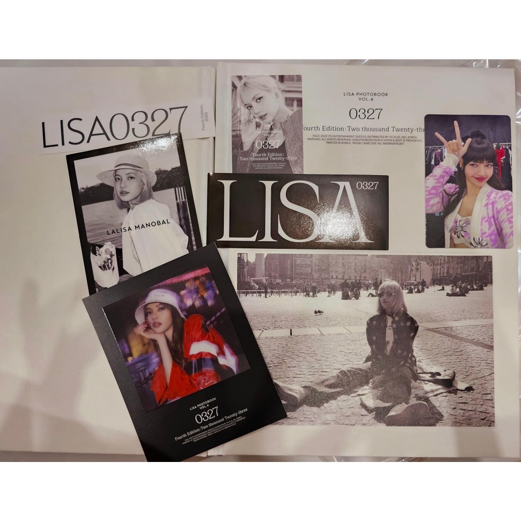 [OFFICIAL BLACKPINK] PHOTOBOOK LISA 0327 VOL4 UNSEAL TACH LE | Shopee ...