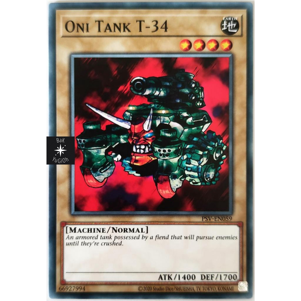 [BaK Yu-Gi-Oh!] [Thẻ Bài Chính Hãng] Oni Tank T-34 |EN| Common | Shopee ...