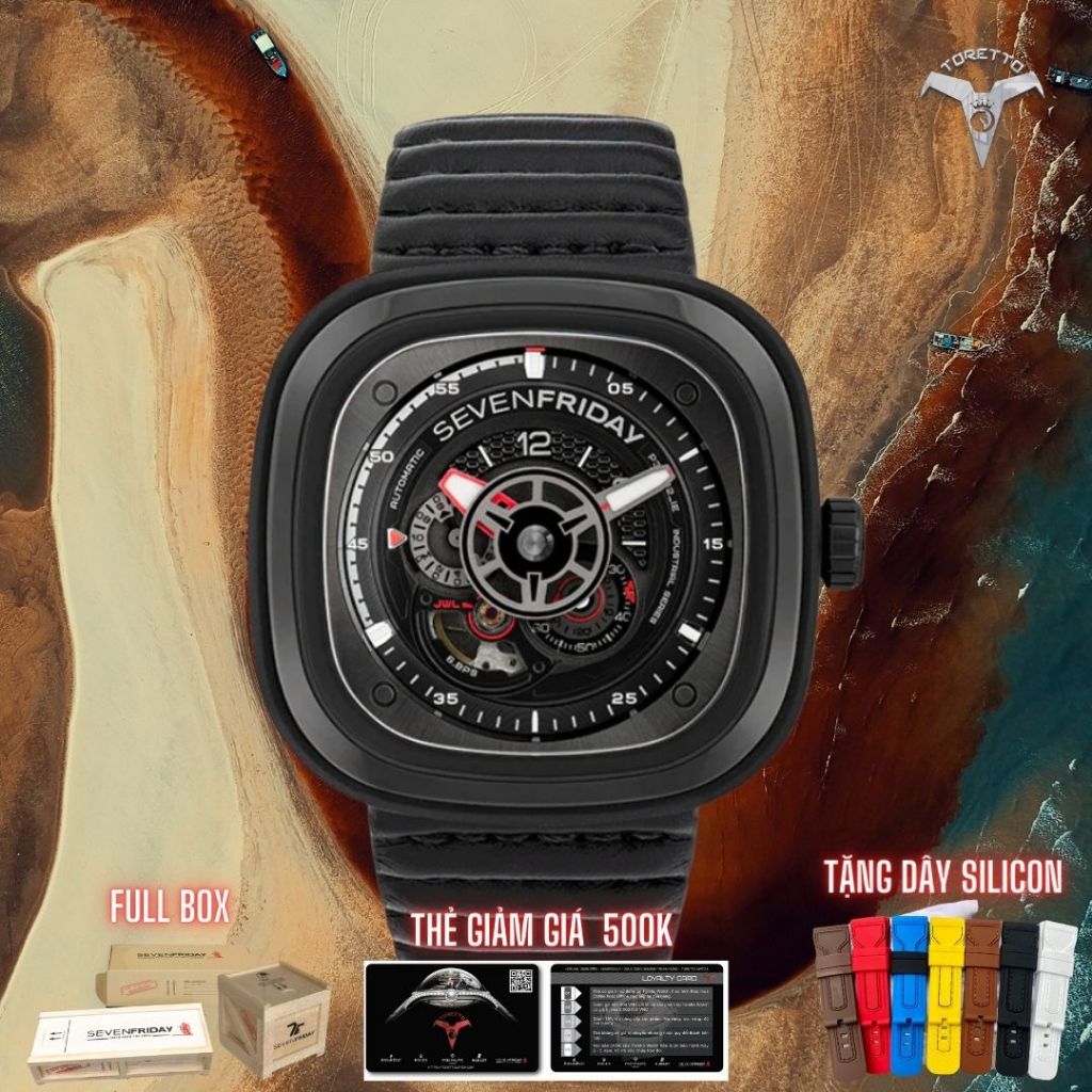 Đồng Hồ Cơ Nam Sevenfriday P3C/06, Máy Miyota Nhât Bảo Hành 2 Năm, Full ...