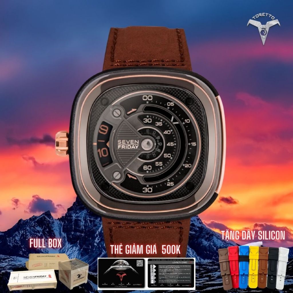 Đồng Hồ Cơ Nam Sevenfriday M2B/01, Máy Miyota Nhât Bảo Hành 2 Năm, Full ...