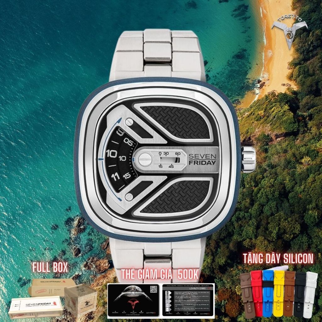 Đồng Hồ Cơ Nam Sevenfriday M1B/01M, Máy Miyota Nhât Bảo Hành 2 Năm ...