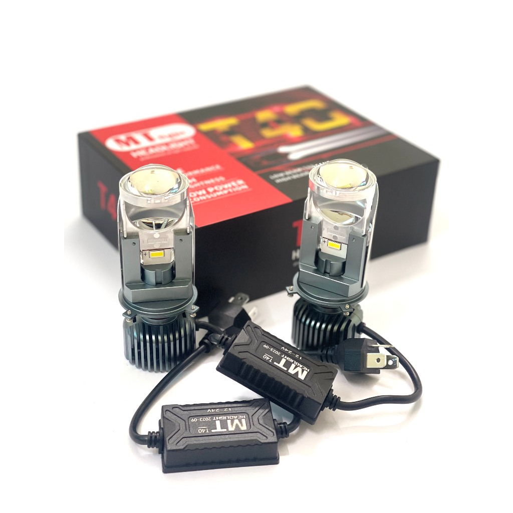 Đèn Pha Led T40 Bi Cầu 55w Chân Đèn H4 Lắp Xe Máy - Ô Tô Bảo Hành 1 Năm ...