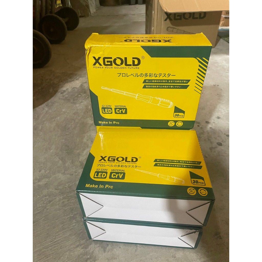 Bút thử điện cao cấp XGOLD kháng nước, nhựa trong suốt cách điện,chịu ...