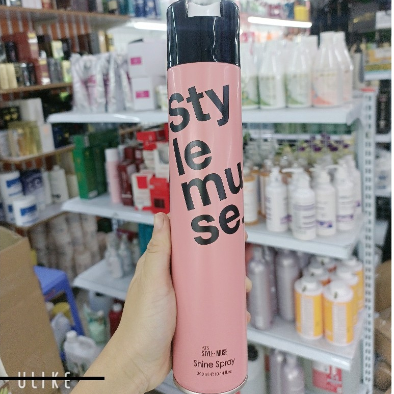 Xịt Phun Sương Tạo Bóng Giúp Mái Tóc Lộng Lẫy Hơn Ats Stylemuse Shine Spray 300ml | Shopee Việt Nam