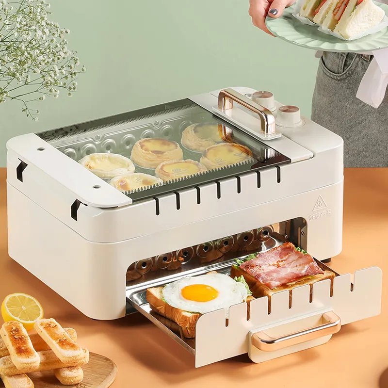 BẾP NƯỚNG ĐIỆN HAI TẦNG KHÔNG KHÓI LECHEER - LIANHE | Shopee Việt Nam