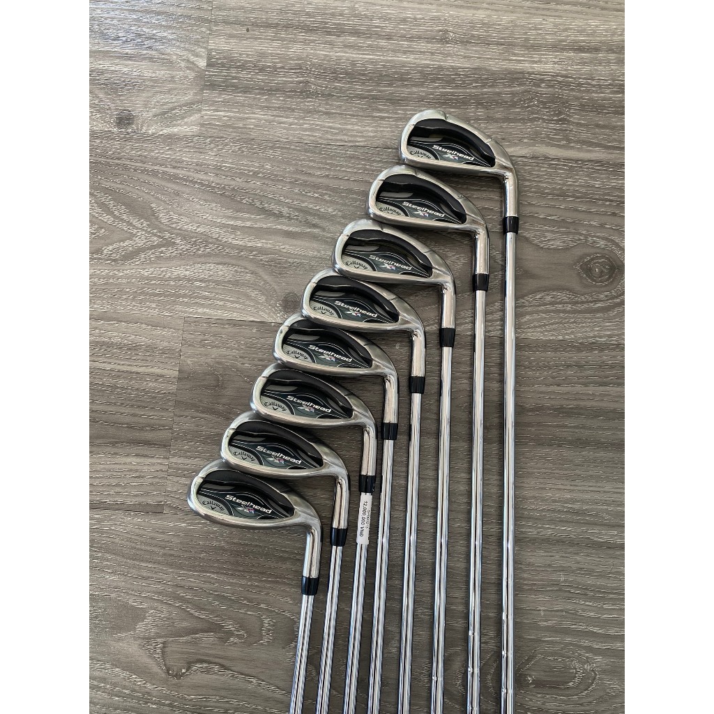 Bộ gậy sắt Cũ Iron Set Callaway Steelhead XR 8pcs (#5,6,7,8,9,A,P,S) Flex R - secondhand 0213 ...
