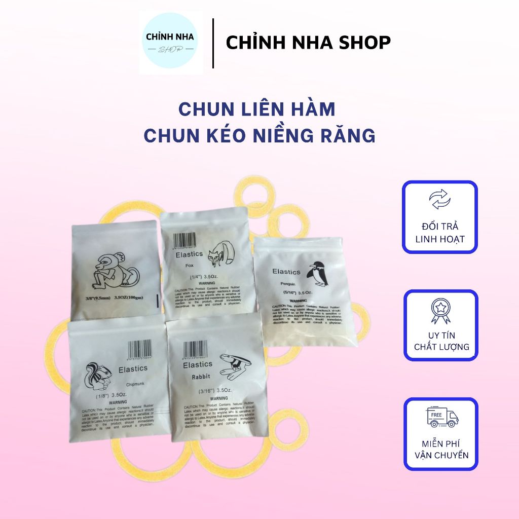 Chun liên hàm, thun kéo niềng răng- Chất liệu nha khoa chuyên biệt dùng ...