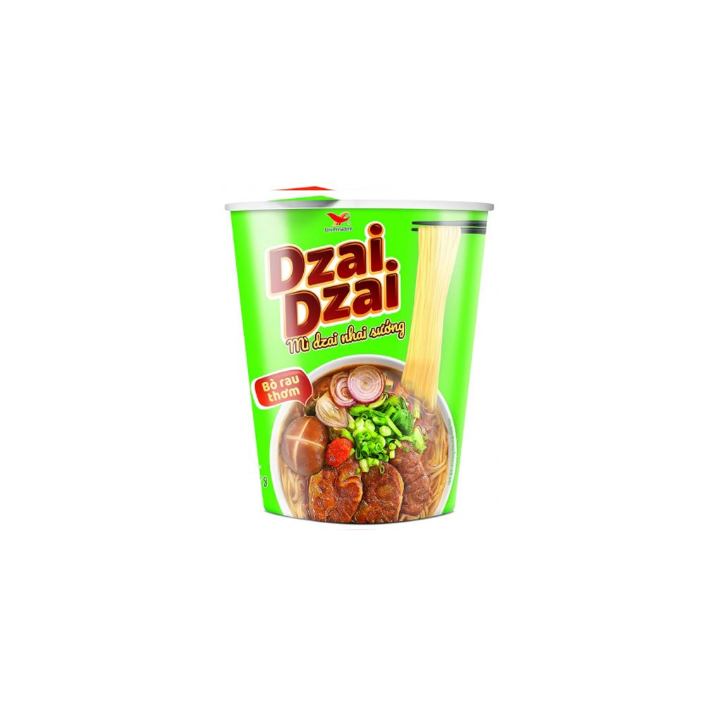 Thùng 24 ly mì Dzai Dzai vị bò rau thơm 60g | Shopee Việt Nam