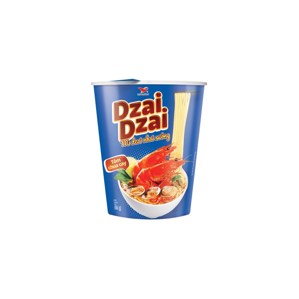 Thùng 24 mì ly Dzai Dzai vị tôm chua cay 62g | Shopee Việt Nam