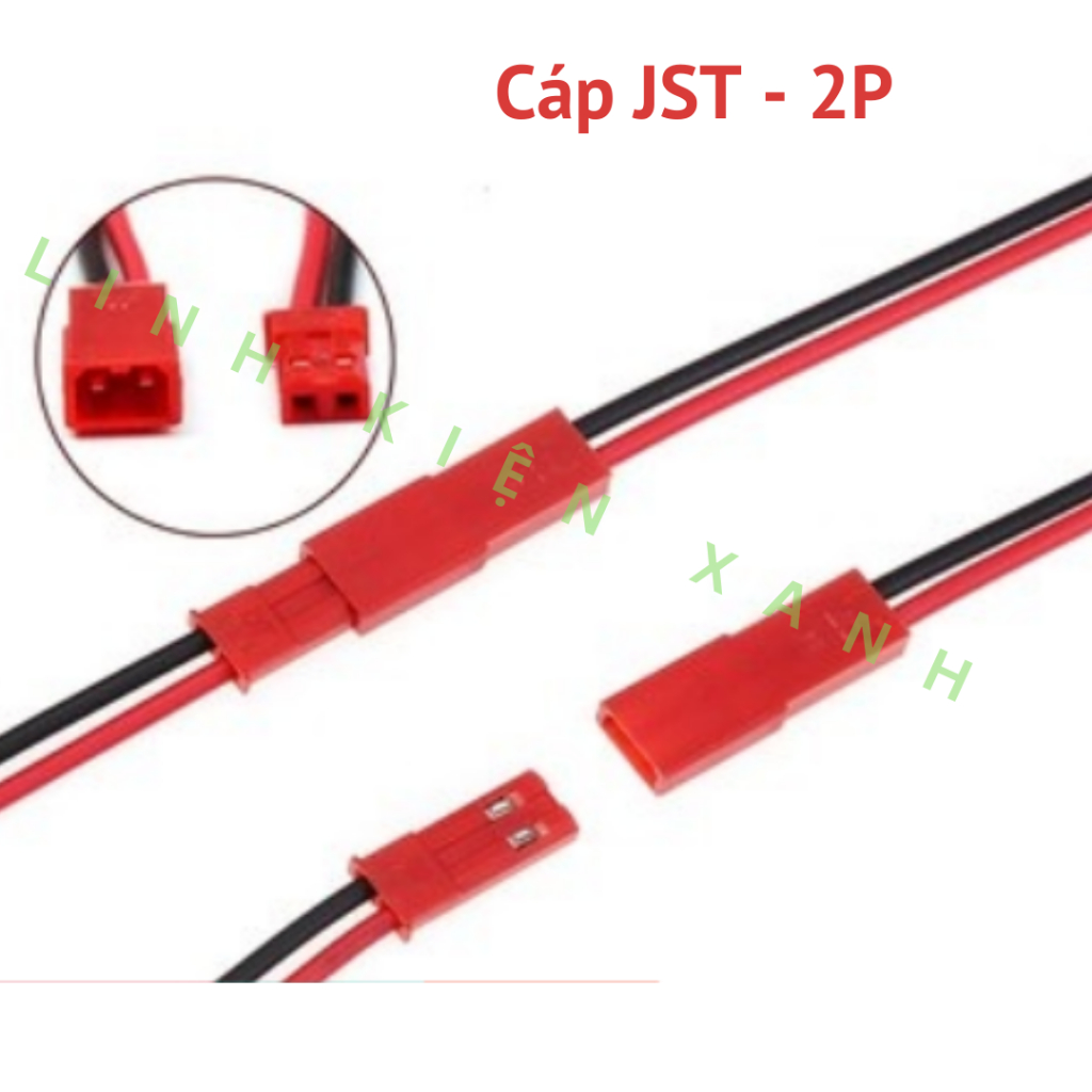 Cặp Jack kết nối SYP/JST-2P 2 Pin 10cm (1 đực 1 cái ) | Shopee Việt Nam