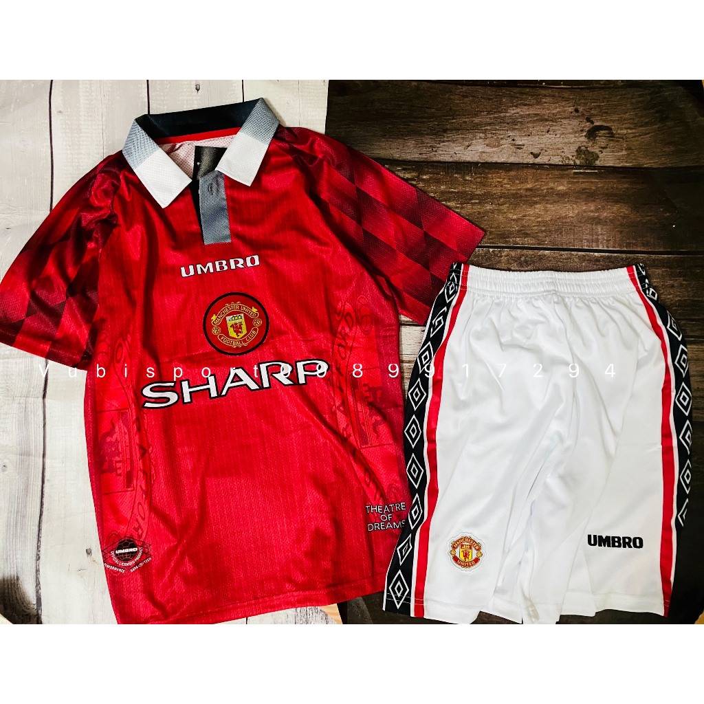 set bộ quần áo thể thao nam nữ vải gai thái mịn mu manchester untid ...