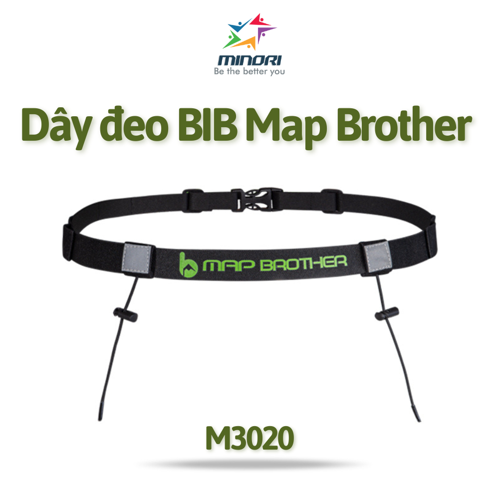 Dây đeo BIB Map Brother M3020 dây đeo thể thao dây gắn số BIB chạy bộ ...