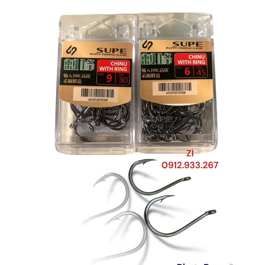 lưỡi câu chính hãng supe chinu hộp nhỏ size nhỏ | Shopee Việt Nam