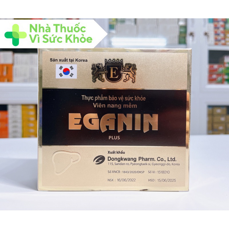 [Chính Hãng] Viên Uống Bổ Gan Eganin Plus hộp 60 viên | Shopee Việt Nam