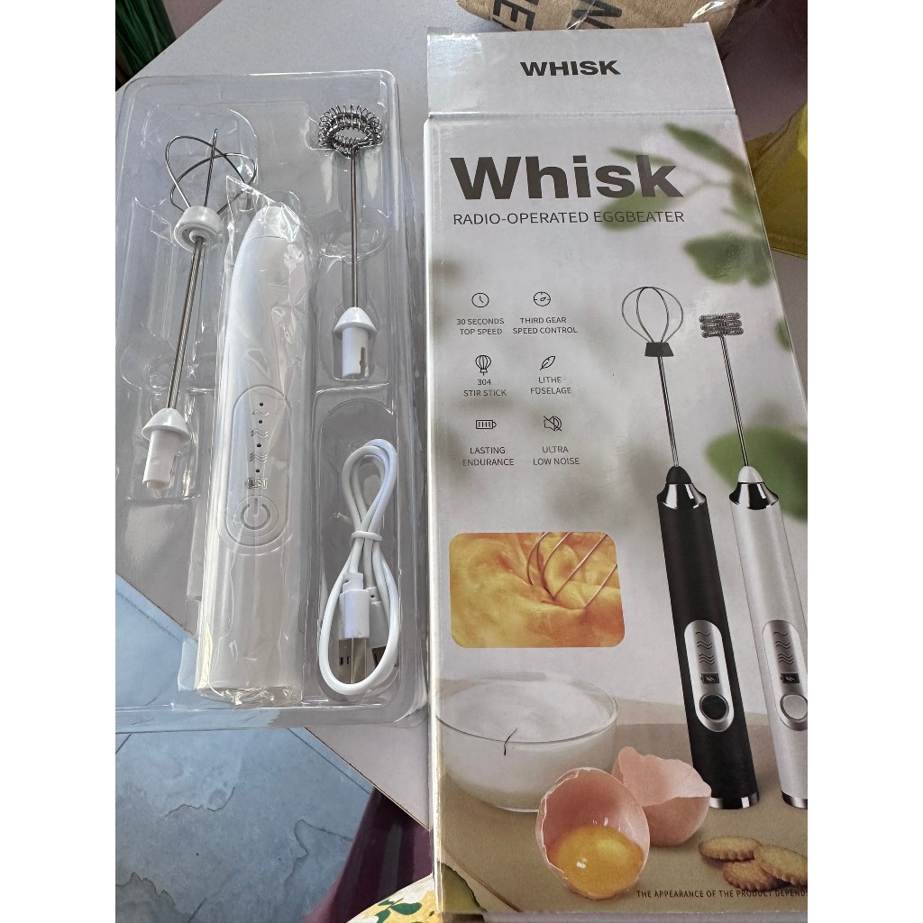 Máy đánh trứng/trộn, tạo bọt cà phê, (MINI WHISH ), chạy điện cầm tay ...