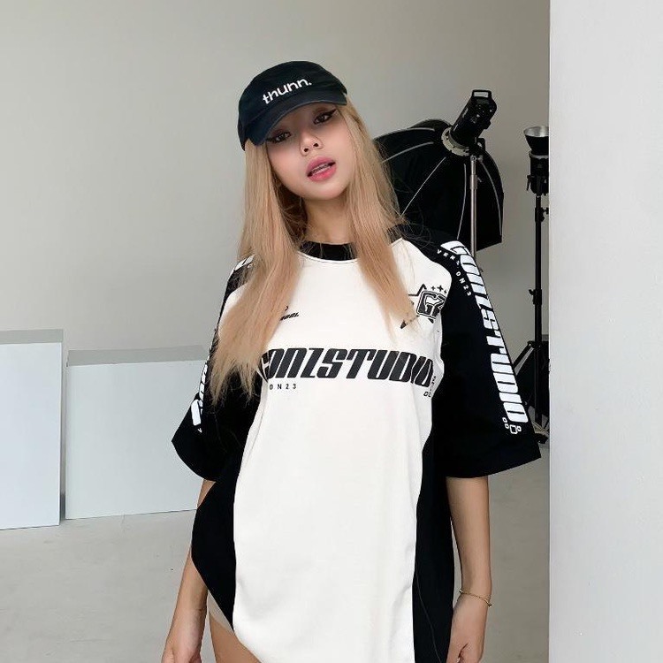 Áo thun nam nữ unisex form rộng tay lỡ in phối màu in chữ GOODSTUDIO phong cách Hàn Quốc M1120 ...