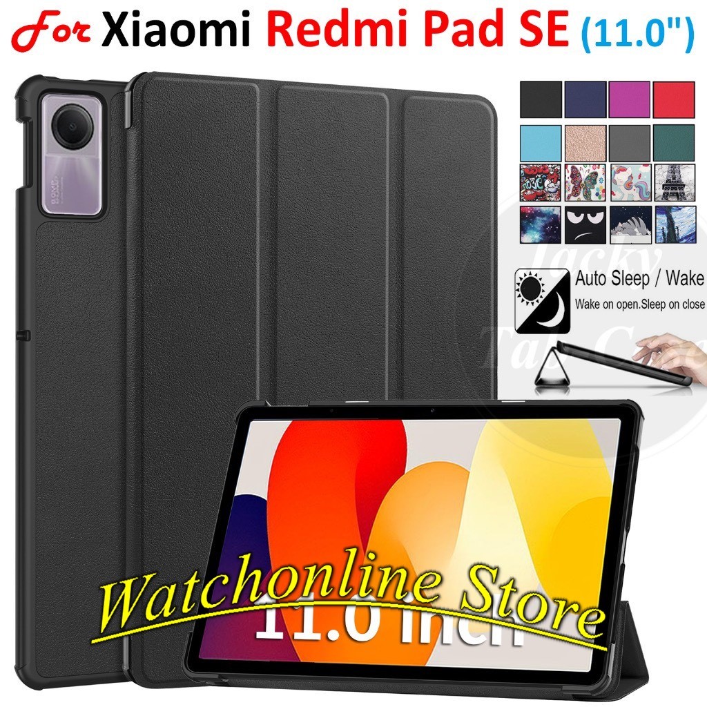 Bao da từ tính Cho Xiaomi Redmi Pad SE 11inch 2023 Smart cover đóng mở màn hình tự động | Shopee ...