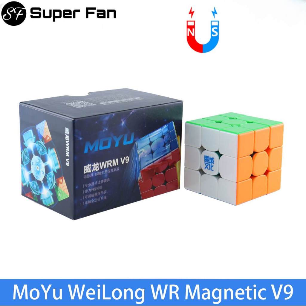 Rubik MoYu Weilong WRM V9 M Magnetics 3x3 Stickerless có nam châm cao ...