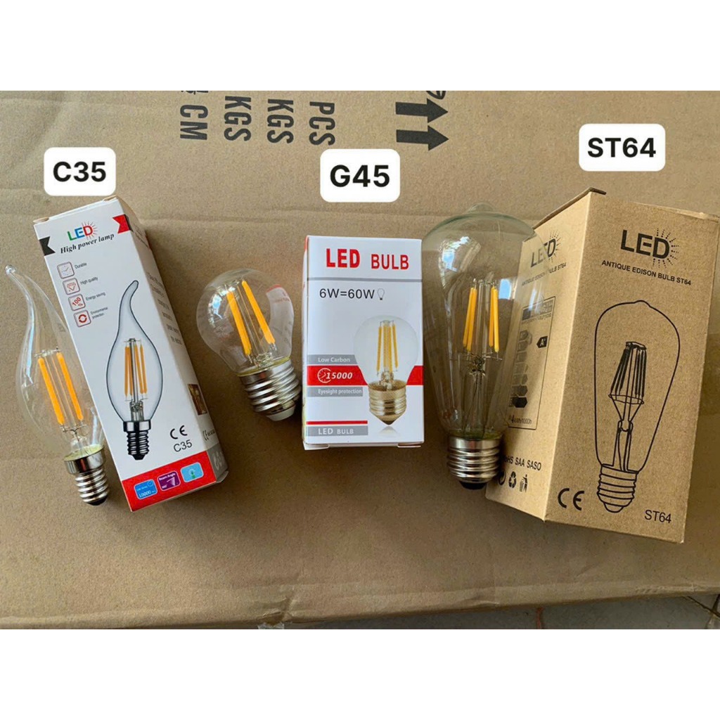 bóng đèn led EDISON C35 | Shopee Việt Nam