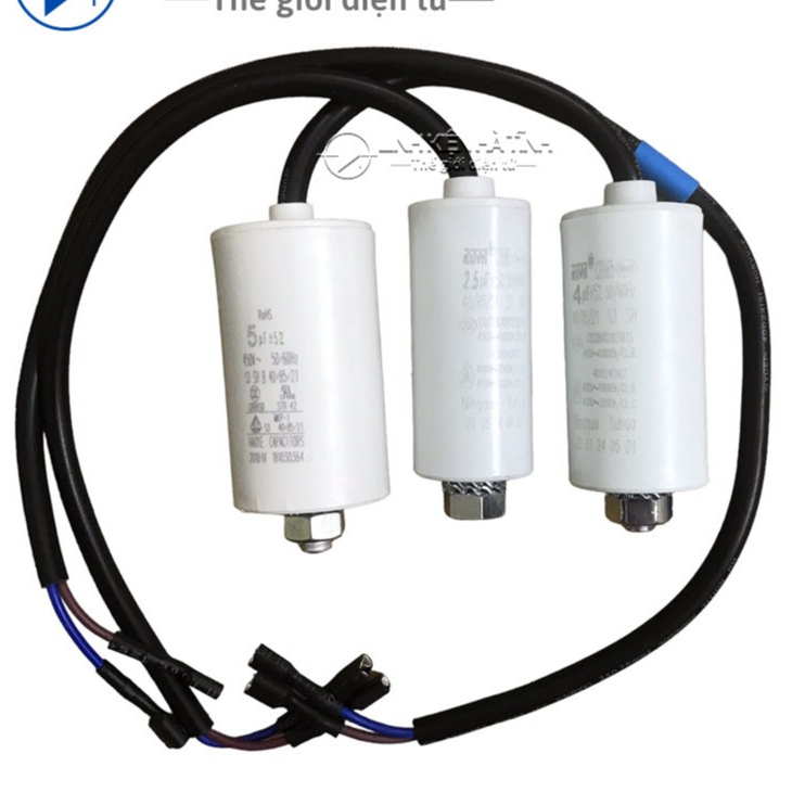 Tụ khởi động mới tụ 3uf tụ 4uf 5UF Tụ điện tủ lạnh có vít CBB65D 2.5UF ...