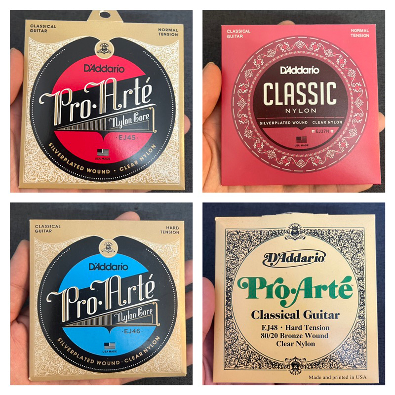 Dây Đàn Guitar Classic Nilon D’Addario EJ27N , EJ45 , EJ46 , EJ48 , EJ49 | Shopee Việt Nam