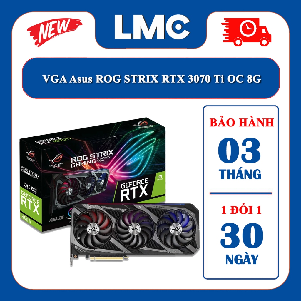 VGA Asus ROG STRIX RTX 3070 Ti OC 8G Fullbox - Đã qua sử dụng BH90D | Shopee Việt Nam