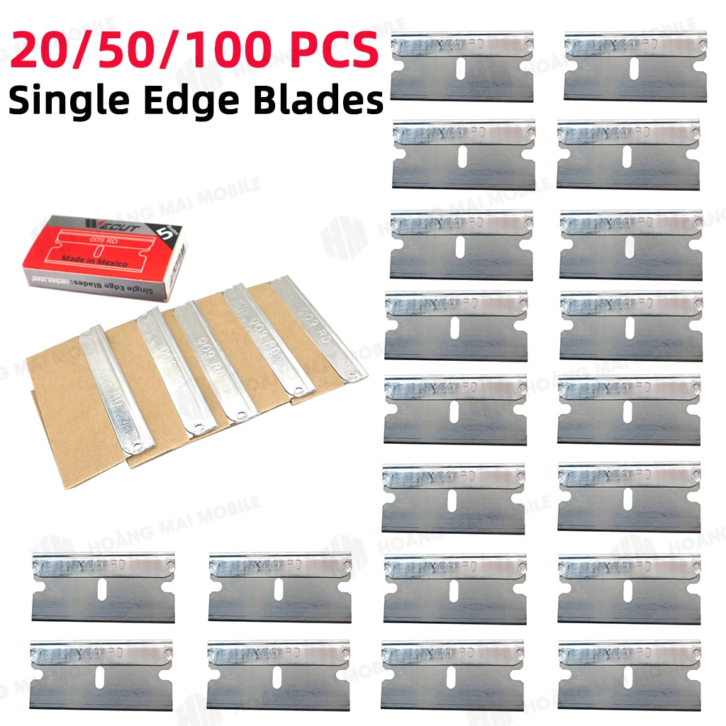 10 lưỡi dao lam dầy WECUT Single-sided blade 009RD | Shopee Việt Nam