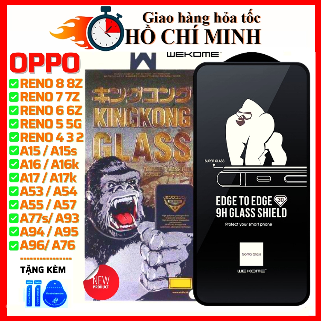 Cường lực Oppo a55 a16k reno 6z f9 a5 a9 f11pro reno 8 a787 a77s a96 ...