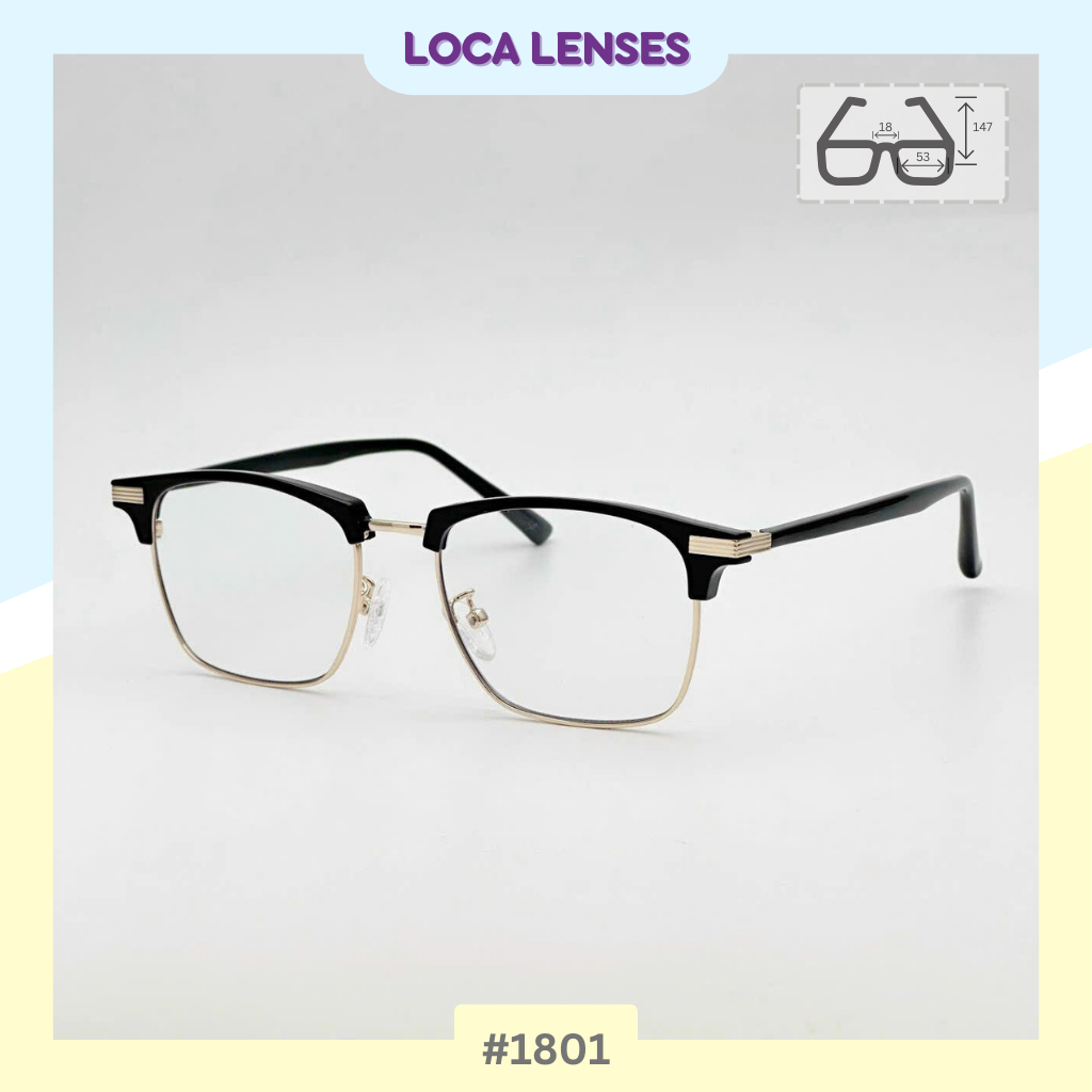 Gọng kính Browline Loca Lenses phong cách retro tinh tế thanh lịch chắn ...