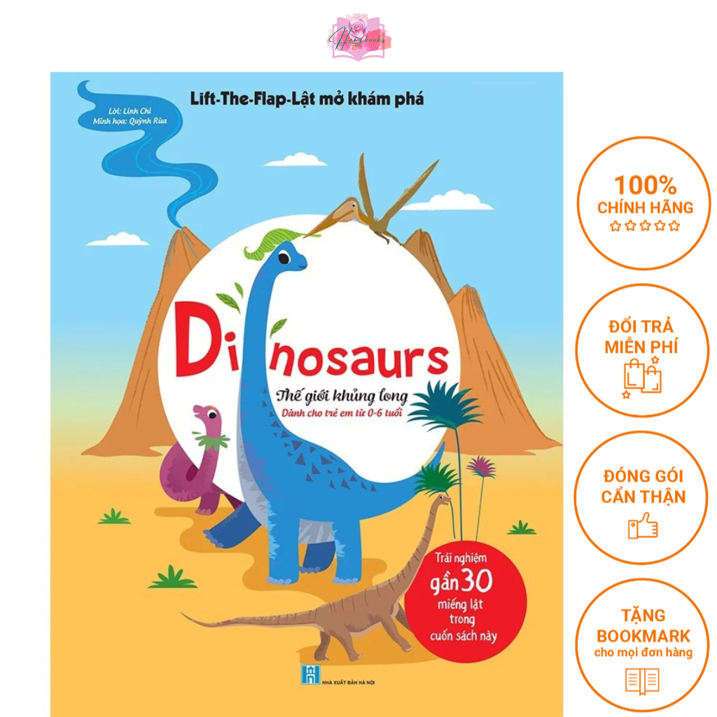 Sách Lift-The-Flap - Lật Mở Khám Phá - Dinosaurs - Thế Giới Khủng Long ...