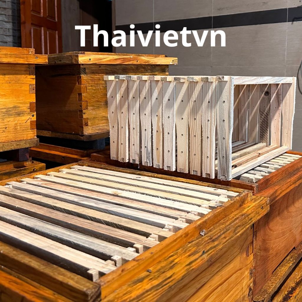 10 Khung cầu ong mật ngoại Tagri dùng nuôi ong tầng kế tầng trệt, tháo ...